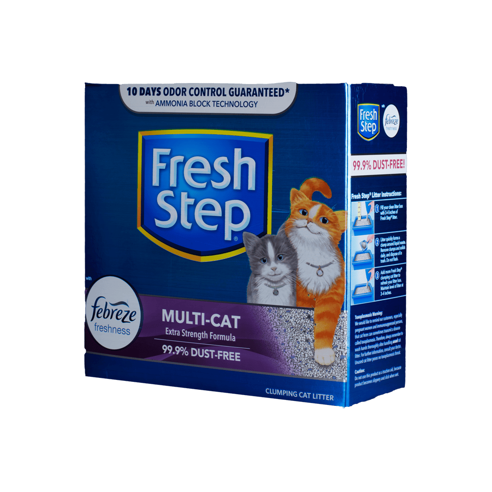 Arena Para Gato Fresh Step Multi Cat Con Febreze - Petshop y Tienda ...