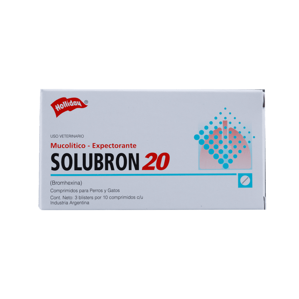 SOLUBRON 20mg ($x1blisterx10Tab) Caja x 3 Blisters - Petshop y Tienda ...